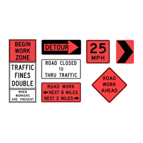 Standard Road Signs & Custom Road Construction Signs